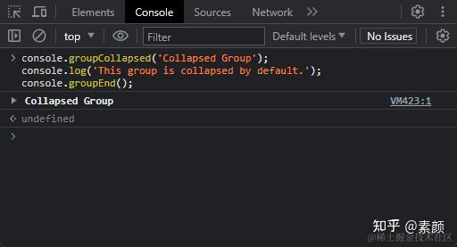 作为前端必须了解的22种console用法 - 知乎