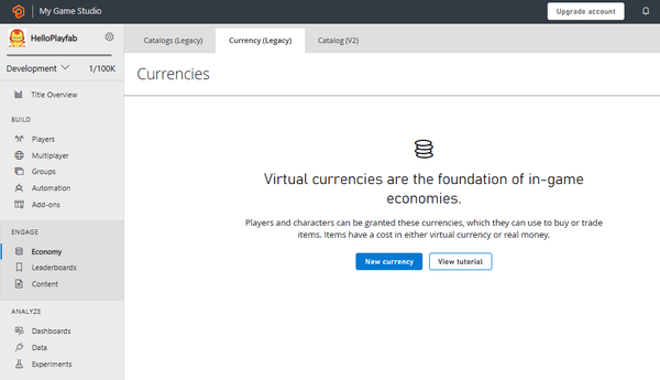 游戏开发工具箱(3) 开箱即用的云游戏后端——PlayFab快速上手指南(上) - 知乎