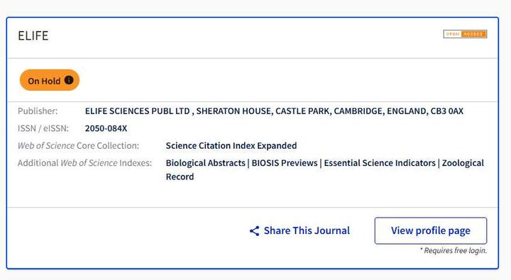 eLife正面回应被On hold！ - 知乎