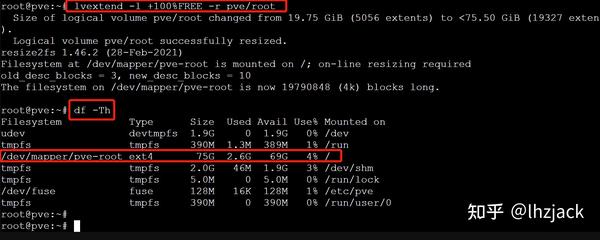 PVE删除Local-lvm存储空间并合并到local中 - 知乎