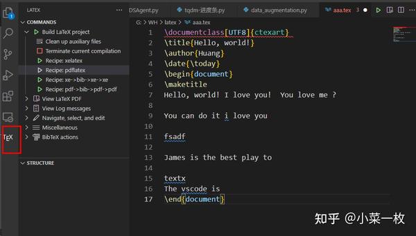 最强latex配置VScode+Texlive+SumatraPDF - 知乎