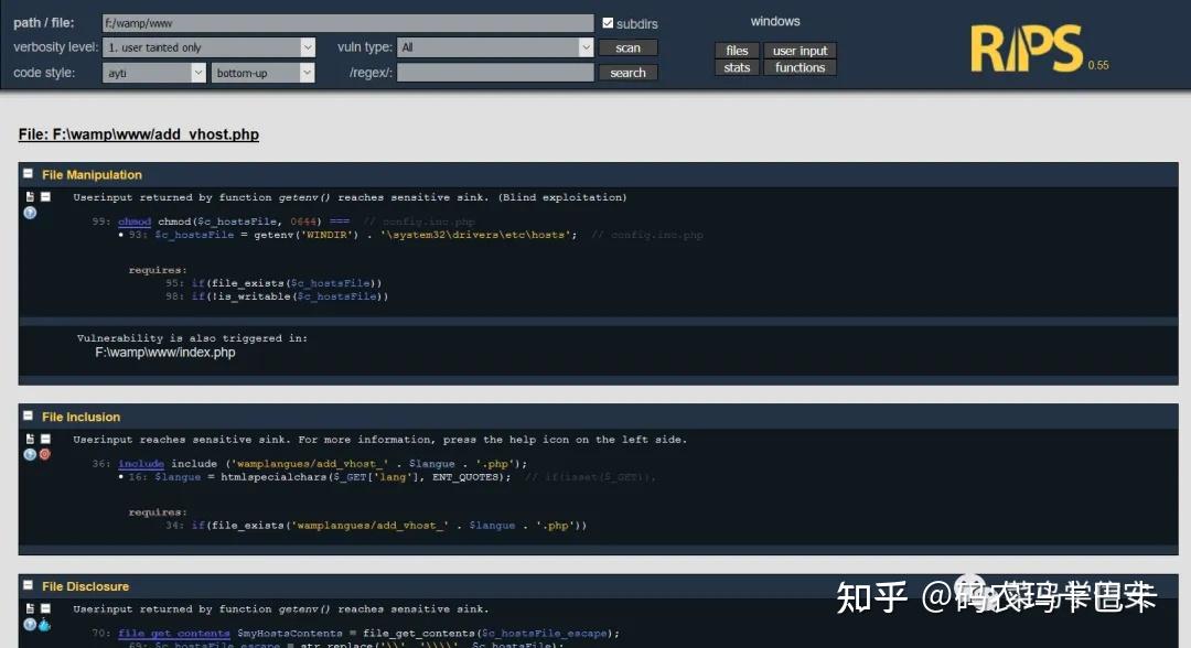 PHP代码审计工具RIPS - 知乎