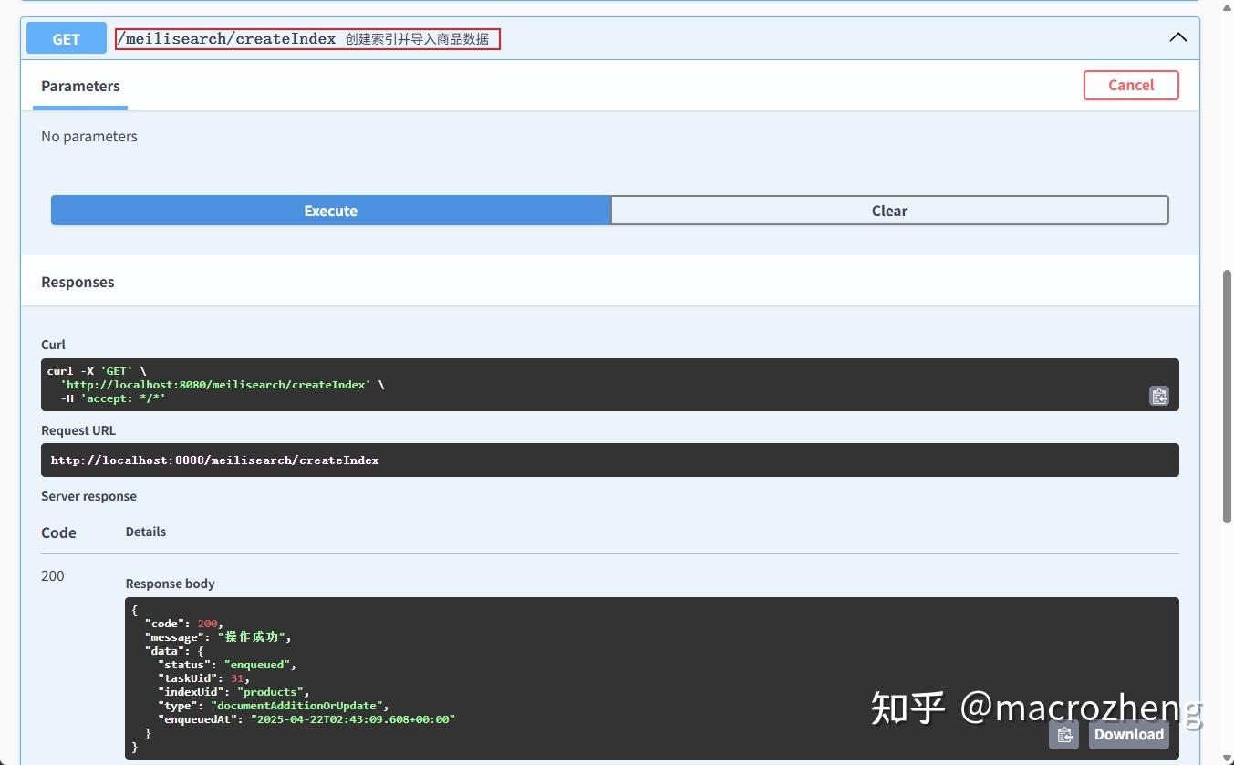 换掉ES！SpringBoot + Meilisearch实现商品搜索，太方便了！ - 知乎