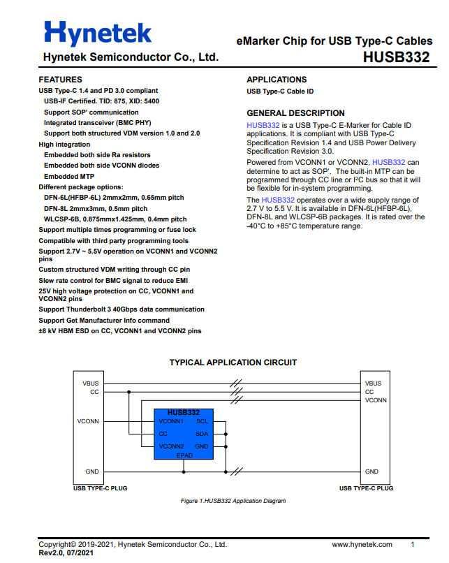 慧能泰USB-C线缆E-marker芯片应用案例汇总 - 知乎