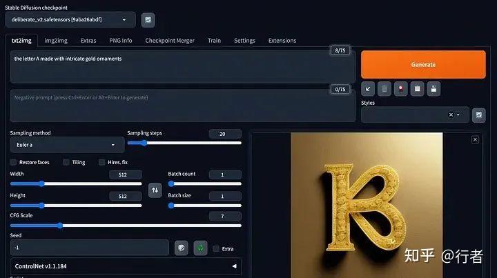用Stable Diffusion生成文字特效 - 知乎