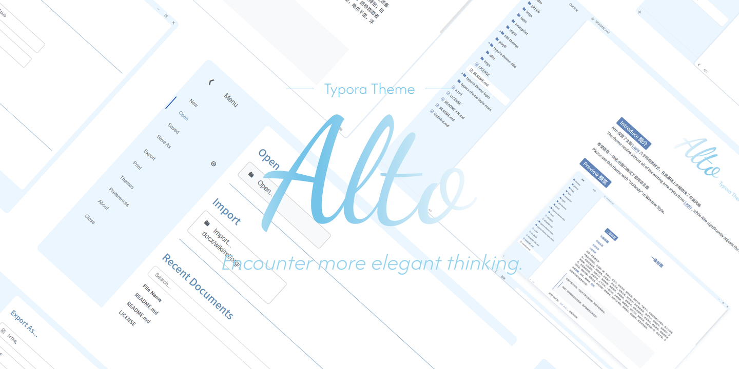 一个 优雅 的 typora 主题——Alto - 知乎