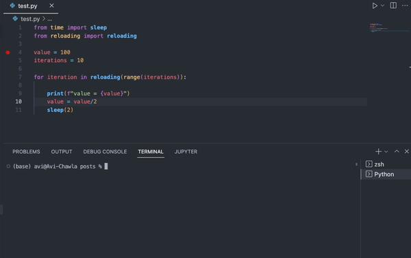 热加载技术：修改Python代码并实时查看结果 ⛵ - 知乎