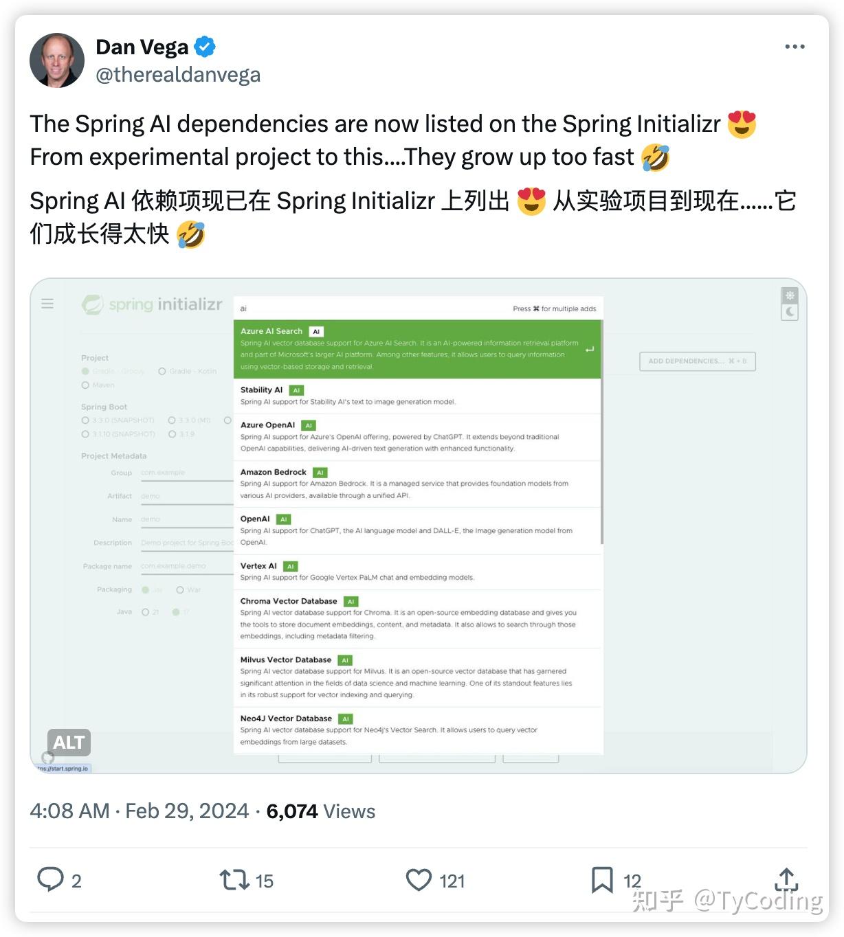 SpringAI来了，Java生态快速接入LLM大模型 - 知乎