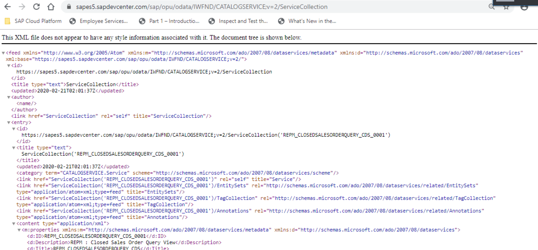 SAP OData服务的catalog service - 知乎