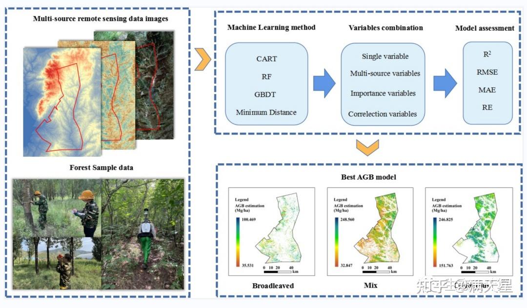 基于多源遥感和机器学习方法的森林地上生物量评估模型 - 知乎