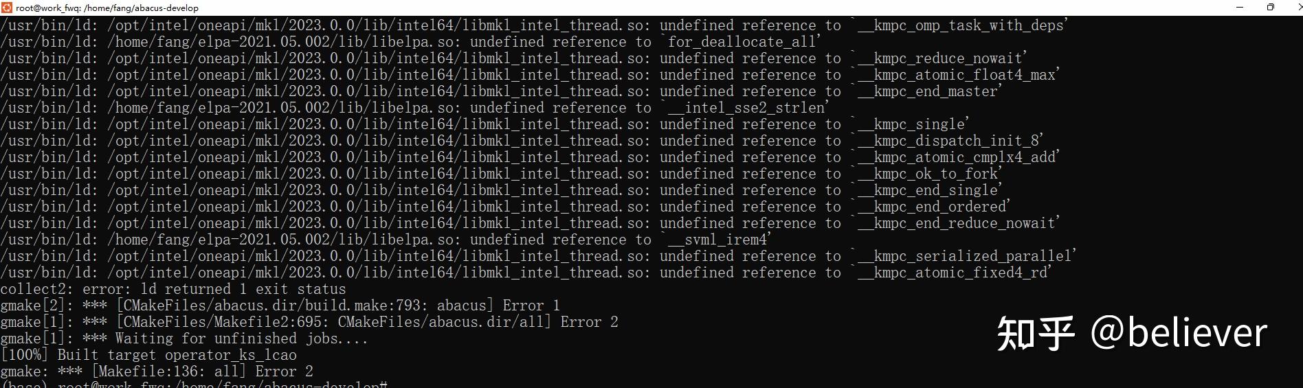 Abacus安装笔记 - 知乎