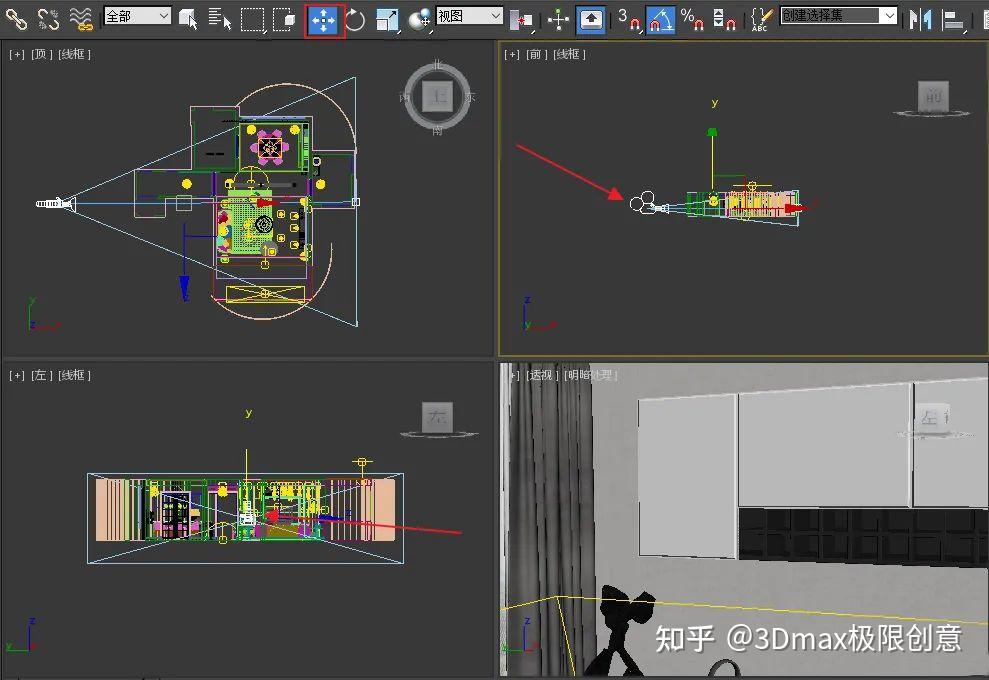 3DMax室内效果图场景构建长图方法教程 - 知乎