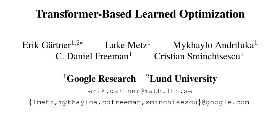 Transformer-Based Learned Optimization - CV技术指南（公众号） - 博客园