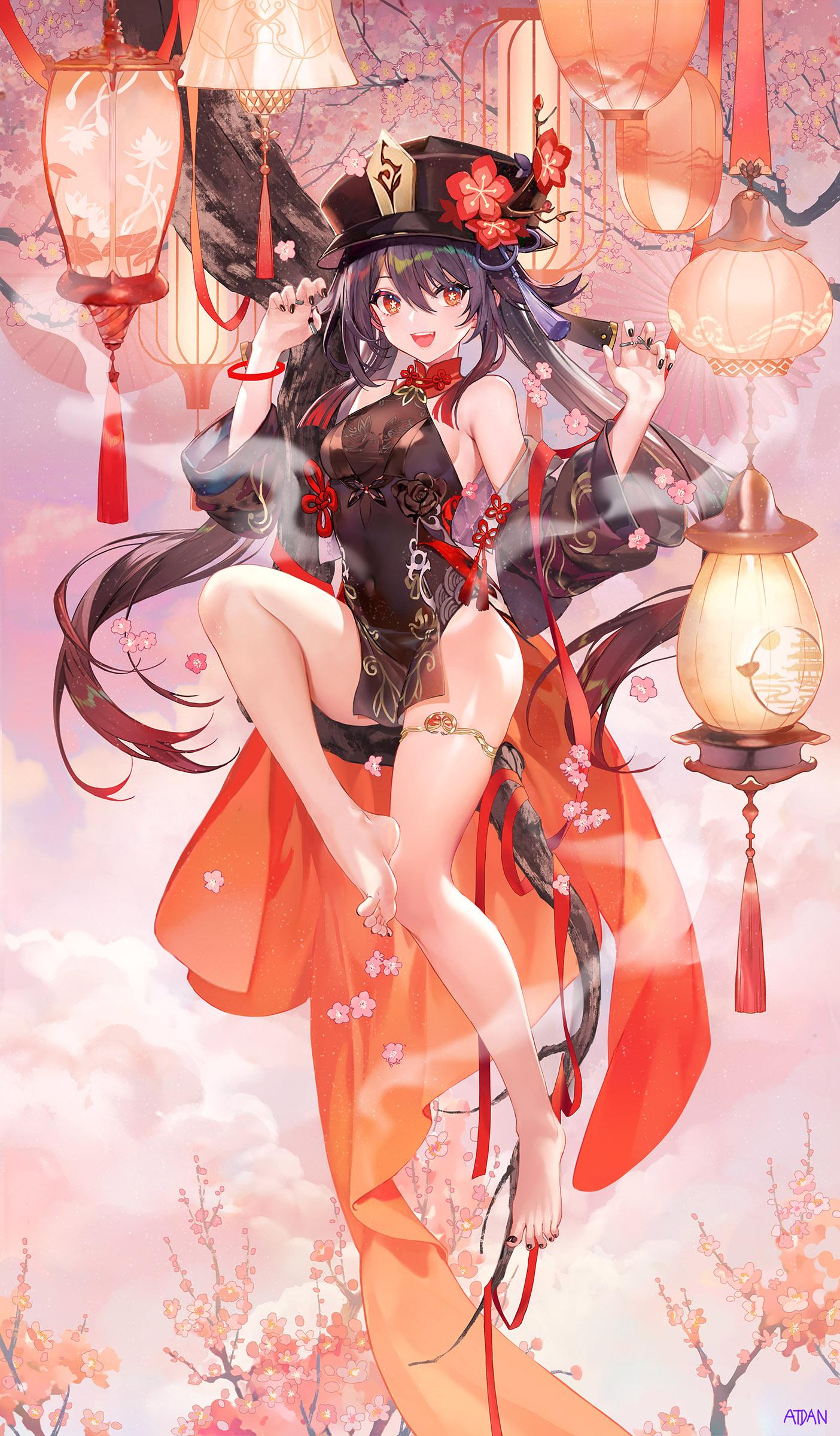 《原神》”胡桃”4K8K超清壁纸立绘p站pixiv原画插画海报画集美术图片素材 - 知乎