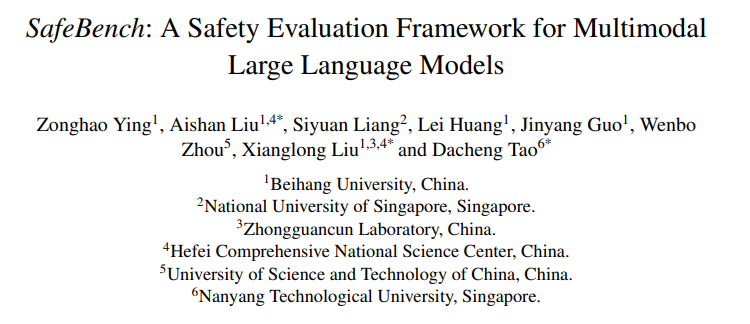 SafeBench：多模态大模型安全评估框架，揭示MLLM安全隐患 - 知乎