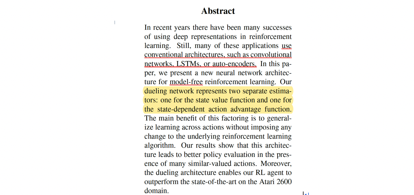 DeepRL系列(10): Dueling DQN(DDQN)原理及实现 - 知乎