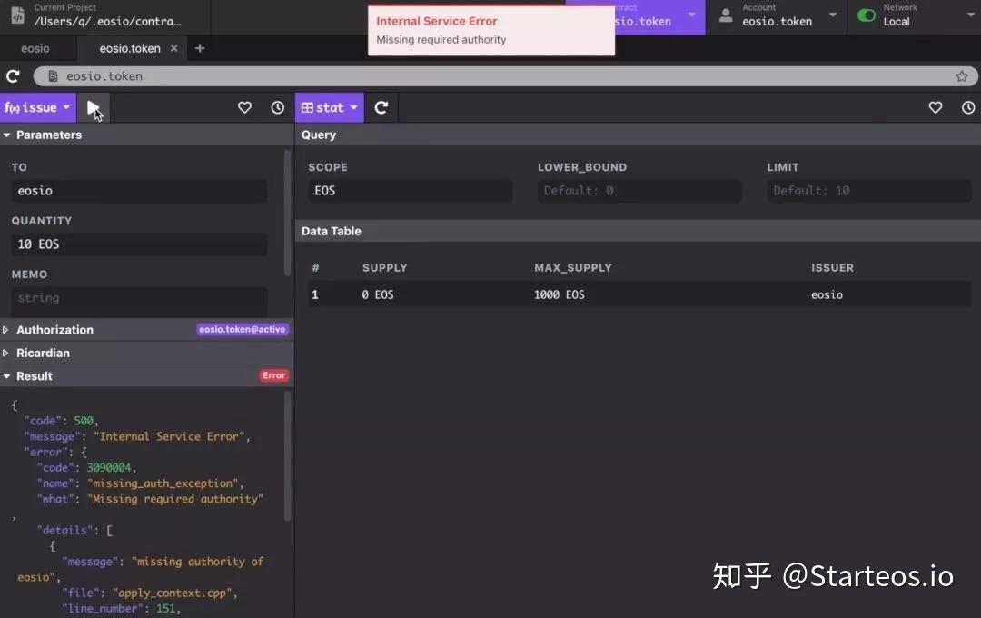 EOS Studio教程（二）：在本地节点上进行EOSIO开发 - 知乎
