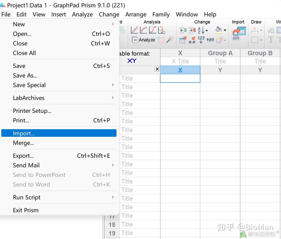 GraphPad Prism XY表图形绘制——双Y轴图形 - 知乎