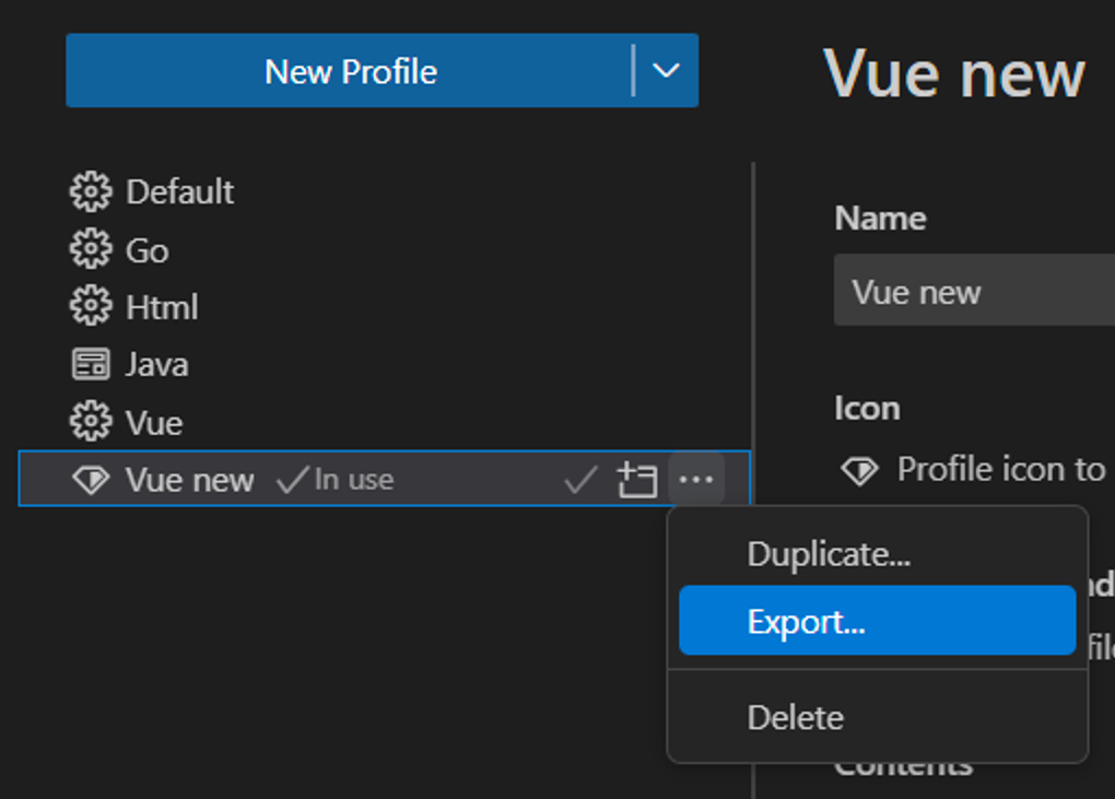 VS Code Profile 配置 - 知乎