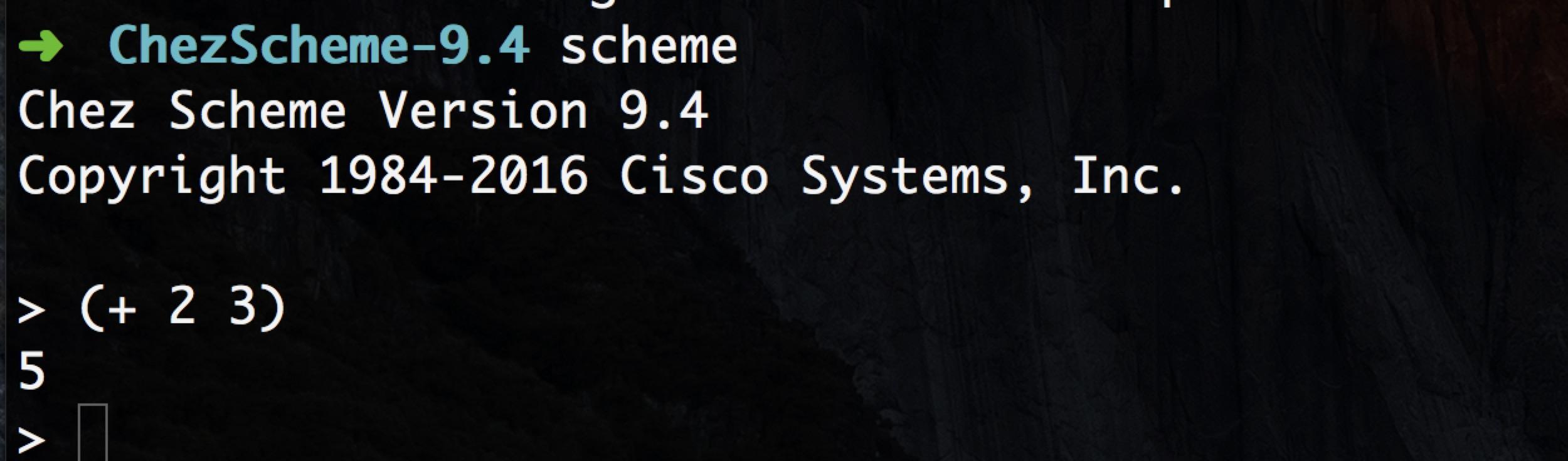 mac安装lisp编译器ChezScheme - 知乎