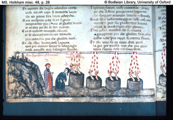 但丁《神曲》图文连载(15)：买卖圣职者，大头朝下（古代手稿插图、名家画作集锦） - 知乎