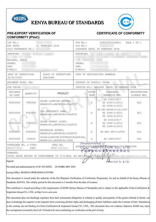 坦桑尼亚COC认证快速发证 乌干达PVOC认证快速发证 肯尼亚COC认证快速发证 - 知乎