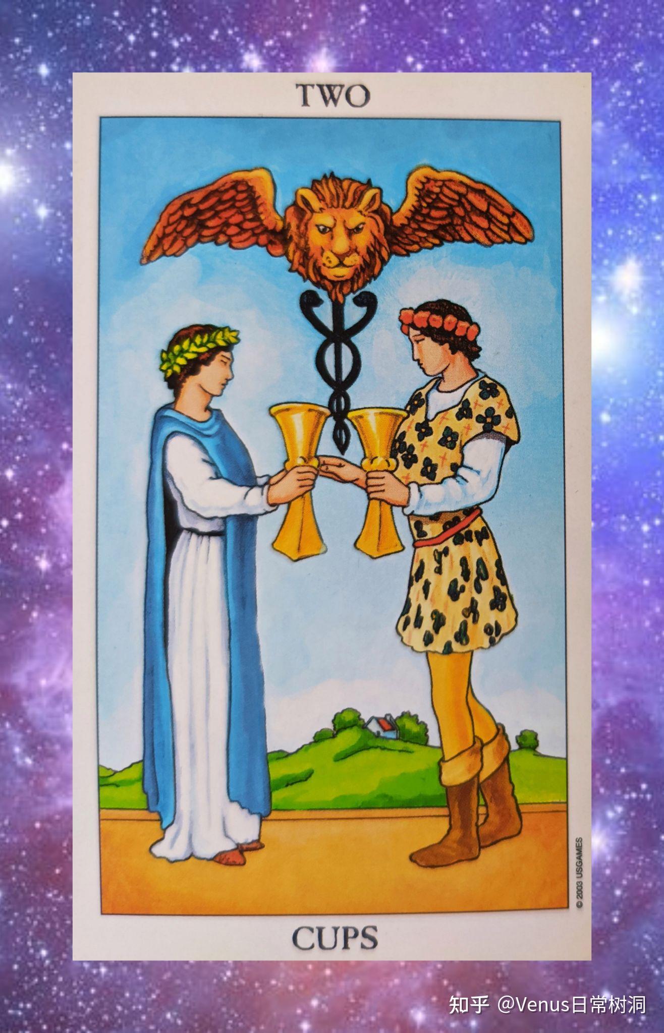 🔮韦特塔罗：圣杯二的另类解释 - 知乎