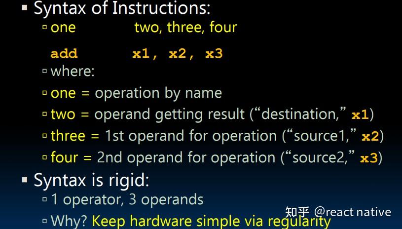CS61c学习笔记 lec7 RISC -V Assembly language - 知乎