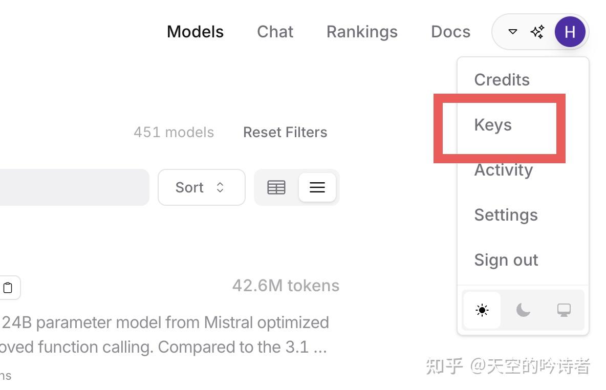 OpenRouter + CherryStudio 大模型API调用教程 - 知乎