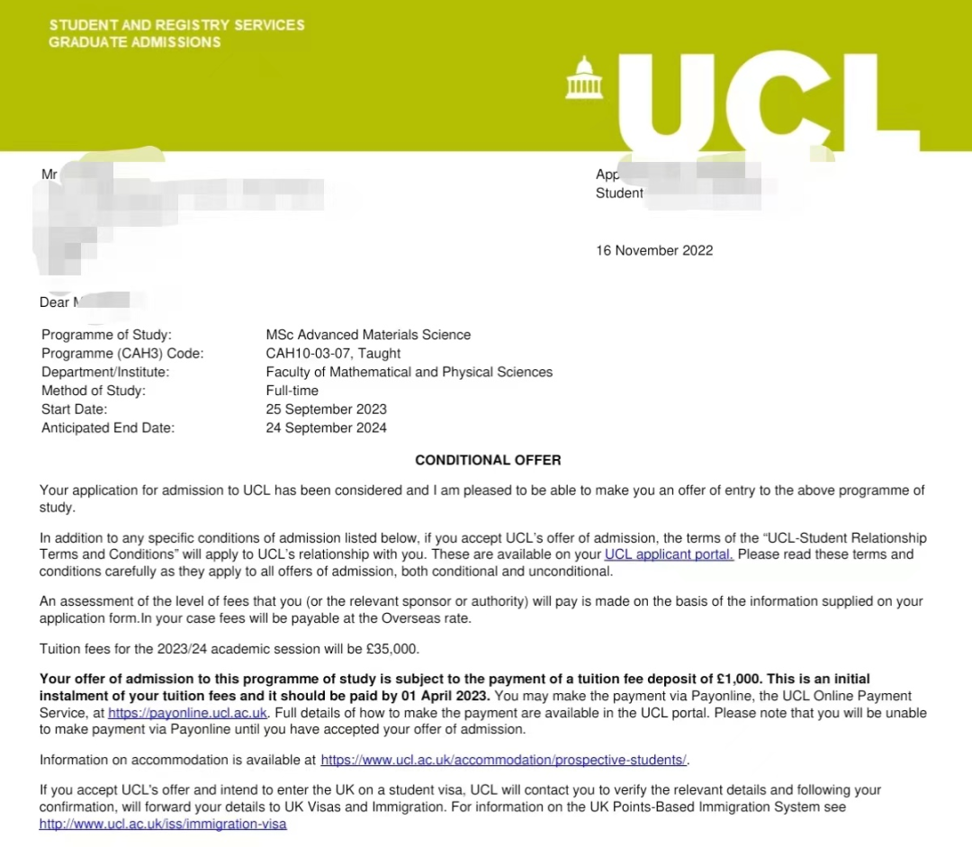 23fall录取喜报 | 英国G5+港3 offer集! - 知乎