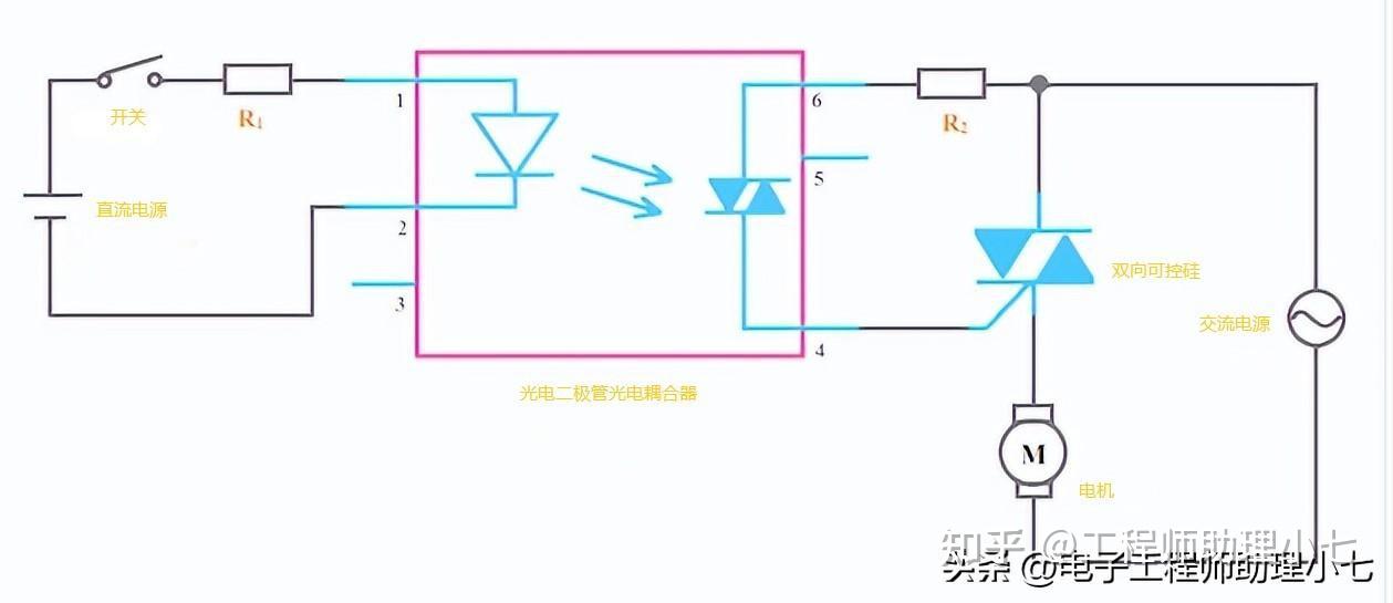 4N35功能不懂？4N35电路图+工作原理，带你搞定4N35光电耦合器 - 知乎