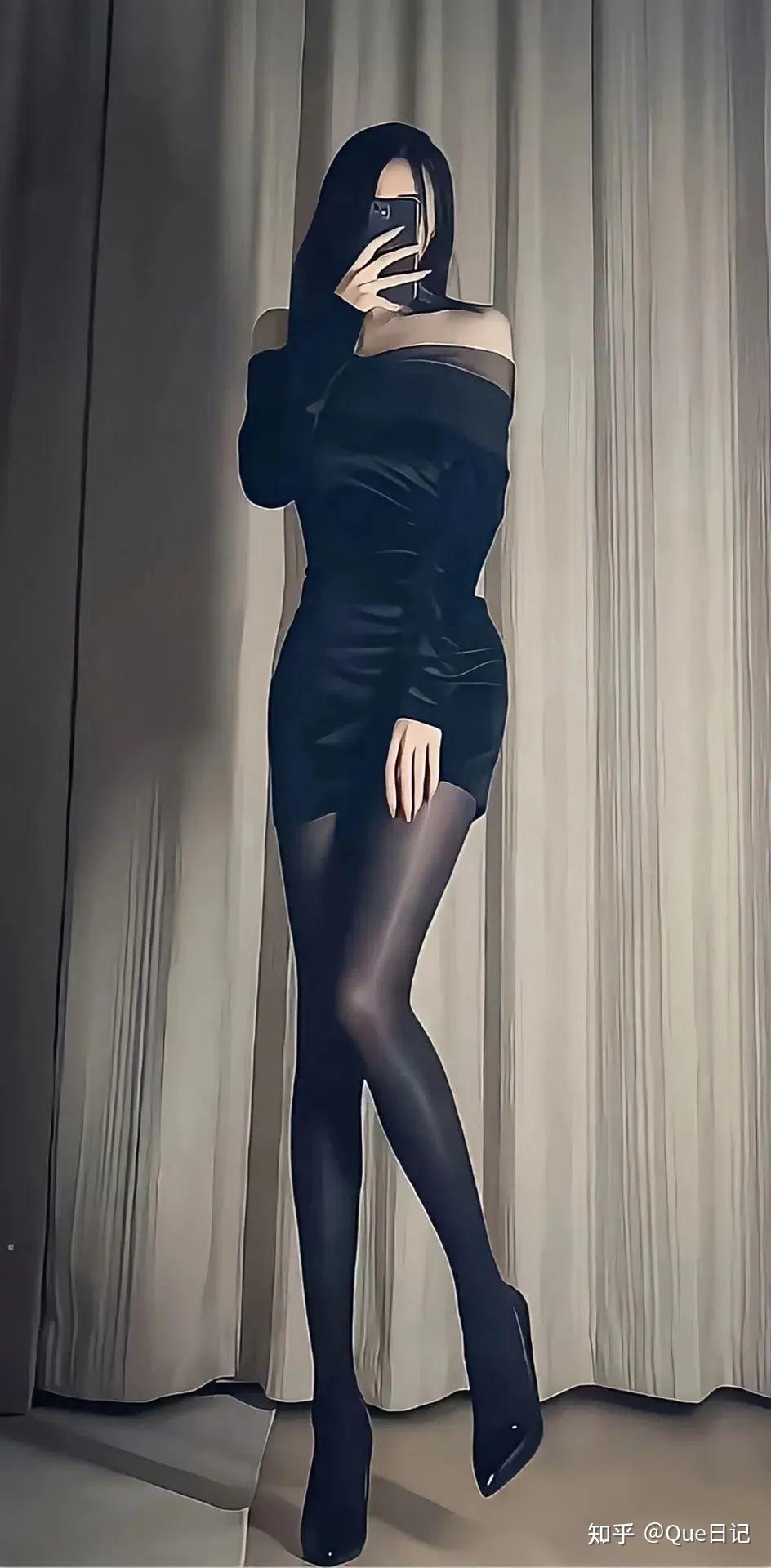 女孩穿白丝跟穿黑丝的气质区别大吗？ 知乎