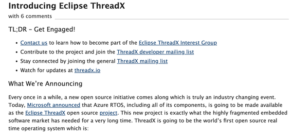 全球首款开源实时操作系统！开发了 20 多年、部署在超 120 亿台设备上的 ThreadX 正式开源 - 知乎