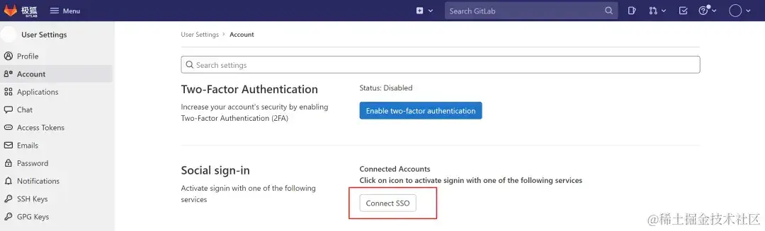 极狐GitLab对接OAuth2实现SSO - 知乎