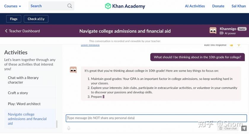 为学生和老师配备超级 AI 导师：可汗学院如何应用 GPT-4 加速教育 - 知乎