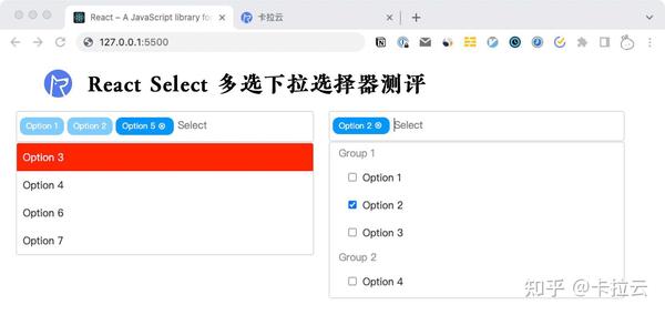 最好用的 5 个 React select 多选下拉菜单组件测评推荐 - 知乎