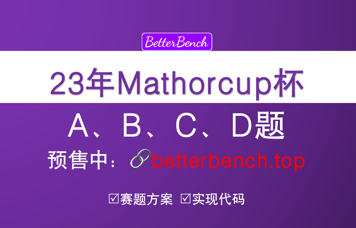 如何打好2023年Mathorcup杯数学建模竞赛？ - 知乎