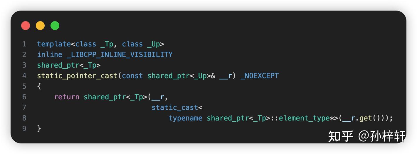 STL shared_ptr cast (xxx_pointer_cast)深入了解（源码级） - 知乎