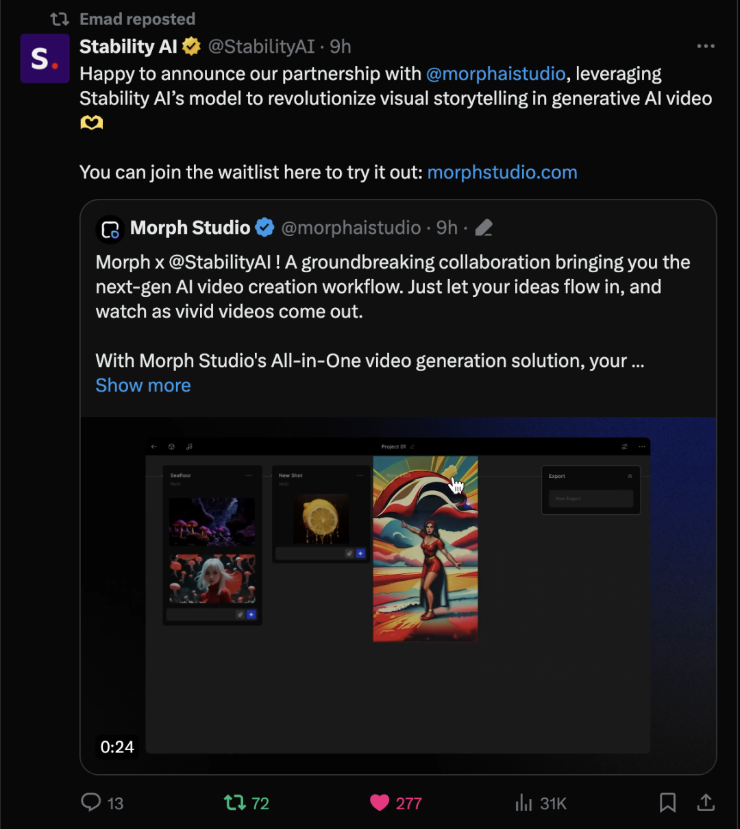 甲小姐对话徐怀哲：Morph AI要做第一个AI native的视频生产工作流 - 知乎