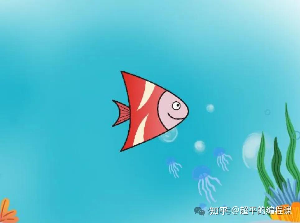 海底的鱼-第16届蓝桥第1次STEMA测评Scratch真题第2题 - 知乎
