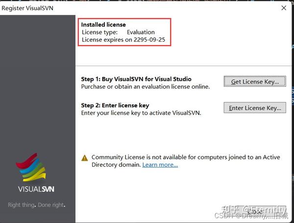 VisualSVN被识别为企业模式后三十天试用期延长教程 - 知乎