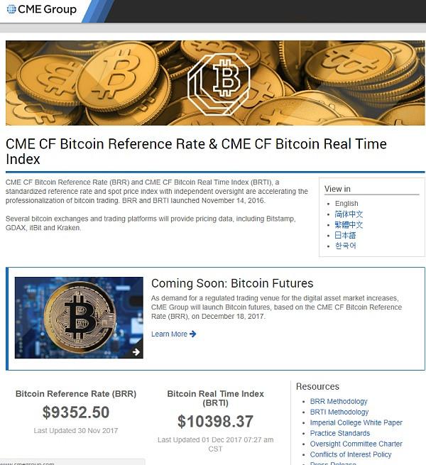 重磅！CME与CBOE比特币期货已被CFTC批准 12月18日正式推出 - 知乎