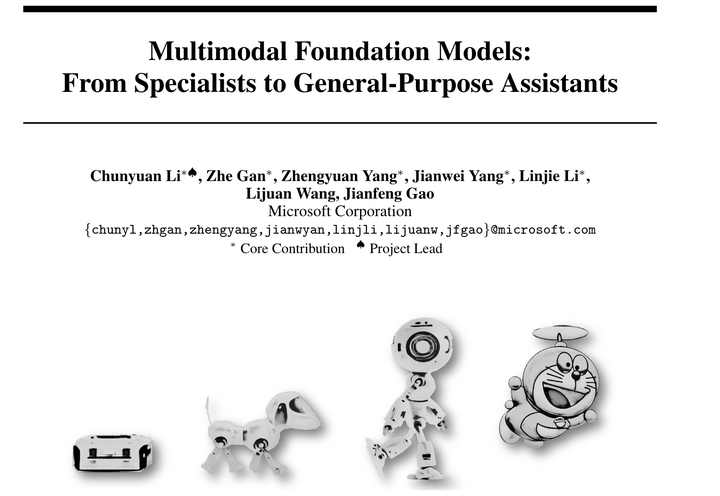 Multimodal Foundation Models: From Specialists to General-Purpose ...