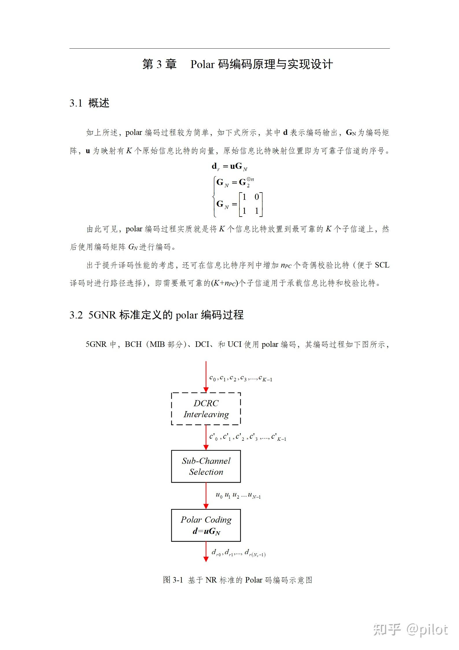 polar码算法原理与实现总结之三——polar编码 - 知乎