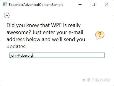 WPF 入门教程Expander控件 - 知乎