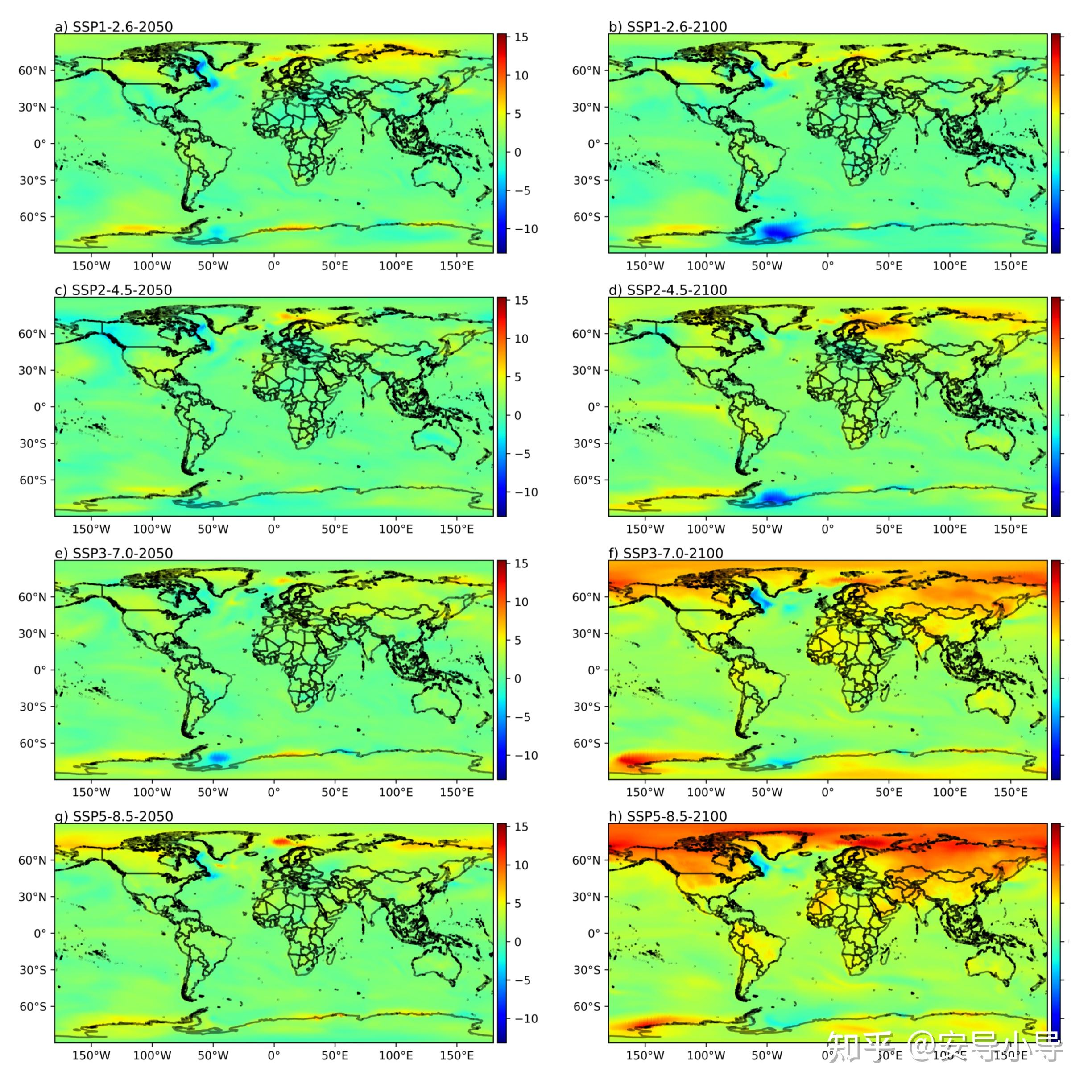 基于Python和CMIP6数据的全球增温趋势可视化 - 知乎
