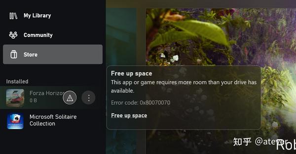 windows 安装xbox游戏 极限竞速地平线5 报错 0x803FB107 不能选择硬盘 - 知乎