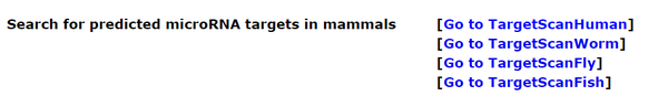 TargetScan：miRNA靶基因数据库 - 知乎