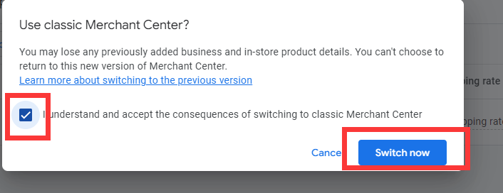 Google Merchant Center next 如何转化为老版本？ - 知乎