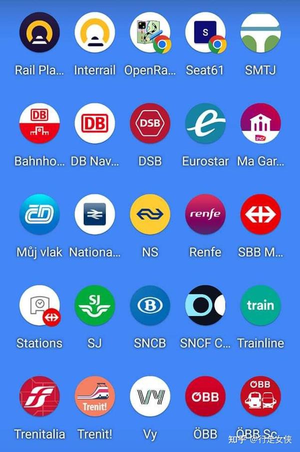 在欧洲坐火车旅行最有用的25个App - 知乎